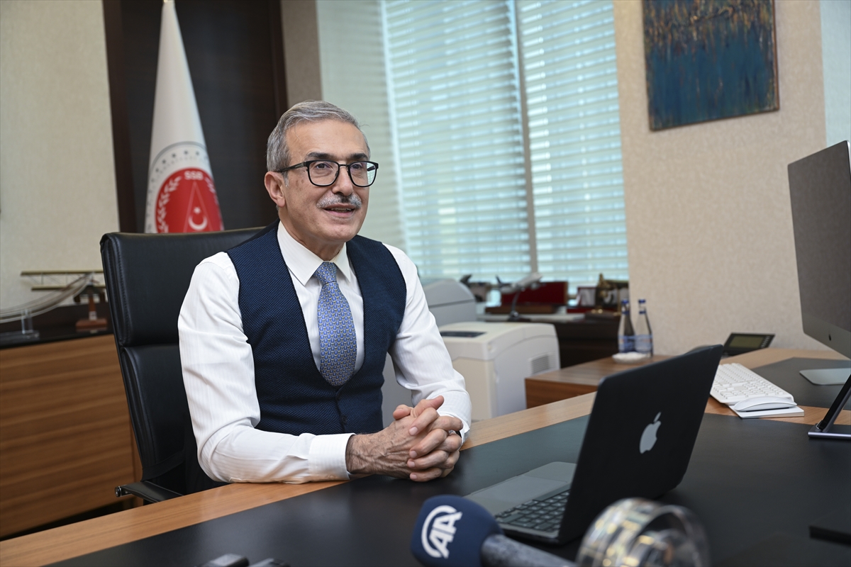 Cumhurbaşkanlığı Savunma Sanayii Başkanı İsmail Demir, AA'nın “Yılın ...